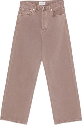 A Gold E pantalon ample à coupe sarouel - Marron