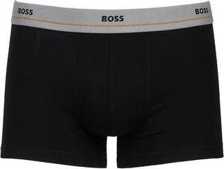 HUGO BOSS Lot de 5 boxers unis en coton m&eacute;lang&eacute;