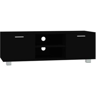 vidaXL Vidaxl - TV-Schrank Schwarz 120x40,5x35 cm Holzwerkstoff
