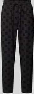 HUGO BOSS Regular Fit Sweathose aus Baumwoll-Mix