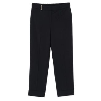 PESERICO Hosen mit G&uuml;rtelschlaufen - - Trousers - Damen - Blau - XL