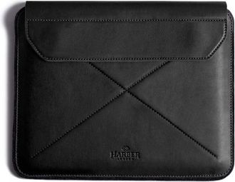 Harber London Kartenetui aus Leder mit RFID-Schutz, navy, Minimalistisch