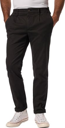 JP1880 Herren, Große Größen, Chino, Schlupfbund, Bundfalte, 1/1