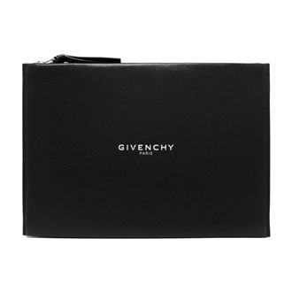 Givenchy Leder-Etui mit Logo - - Accessories - Herren - Schwarzk - ONE SIZE