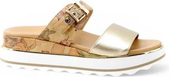 Alviero Martini 1A Classe Femme, Chaussures, Beige, Taille: 38 EU Ciabatta
