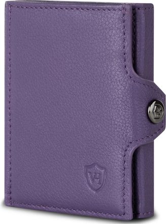 Von Heesen Slim Wallet mit RFID Schutz - Geldb&ouml;rse Herren klein - Mini Geldbeutel Damen Portmonee - Kartenetui Echtleder Karten Portemonnaie - Leder Kreditkarten
