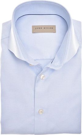 John Miller Homme, Chemises, Bleu, Taille: L Chemise &agrave; Petits Carreaux