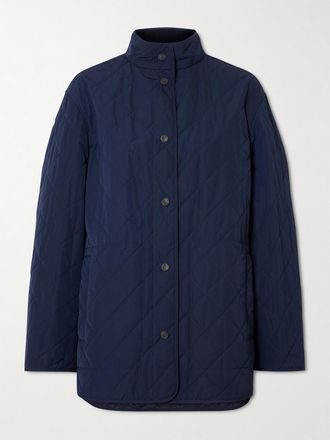 Purdey Steppjacke Aus Shell - Blau