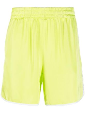 Blue Sky Inn Joggingshorts mit Streifen - Gr&uuml;n