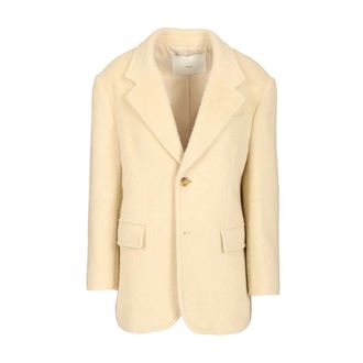 Dunst Alpaka Blazer Mantel - - Jackets - Damen - Wei&szlig; - XS