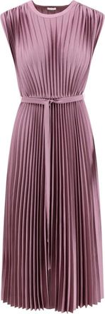 Joseph Robe Volta en maille pliss&eacute;e - Femme - Robes - Violet - Taille: 34 FR