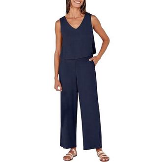 Generic Ensemble de v&ecirc;tements de d&eacute;tente pour femme - Automne et hiver - Pantalon athl&eacute;tique d&eacute;contract&eacute; marron chocolat - Surv&ecirc;tement en polaire assorti pour