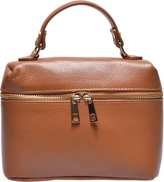 Anna Luchini Braun Rindsledertasche