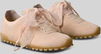 Calvin Klein Sneaker aus Veloursleder mit zwei Schn&uuml;rsenkeln