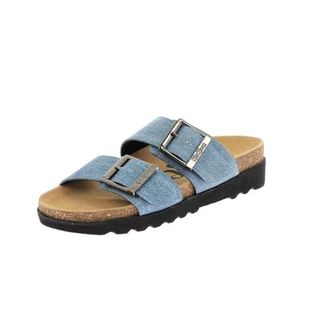 Kickers Lisa, Mules Femme, Bleu Jean, 36