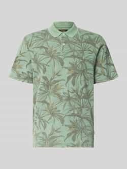 Premium by Jack & Jones Regular Fit Poloshirt mit floralem Allover-Print Modell Hawaii