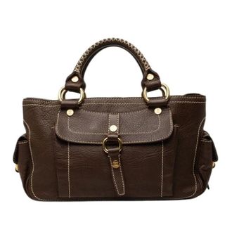 Celine Pre-owned The Boogie Handbag - Femme - Pre-owned - Brun - Taille: ONE Size