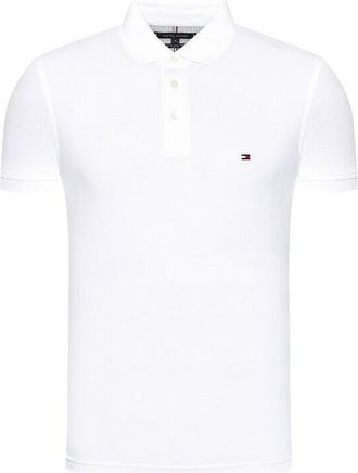 Tommy Hilfiger Poloshirt 1985 MW0MW17771 Wei&szlig; Slim Fit
