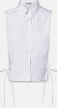 Miu Miu Hemd aus Baumwollpopeline