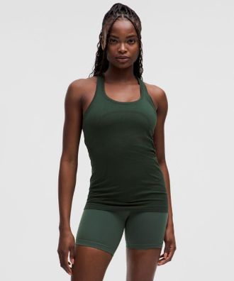 lululemon D&eacute;bardeur dos nageur Swiftly Tech 2.0 Longueur hanche pour Femmes - Vert