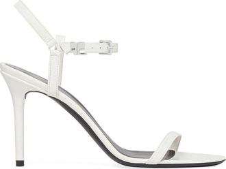 Courrèges Sandalen aus Leder - Weiß