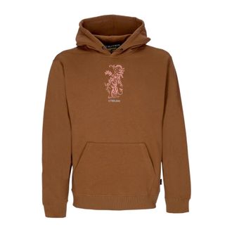 Iuter Brauner Hoodie mit K&auml;ngurutasche - - Sweatshirts & Hoodies - Herren - Braun - XL