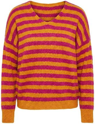 STUDIO UNTOLD Strickpullover Pullover Boxy Shape Streifenstrick