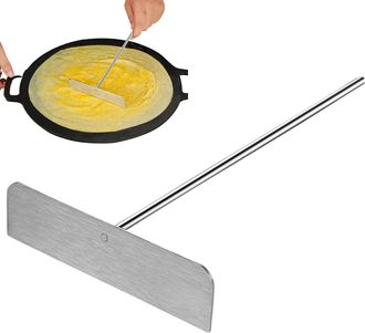 Generico Metallspatel - 22,9 cm (9 Zoll) - Cr&ecirc;pe-Werkzeug aus Edelstahl: Professionelles K&uuml;chenstreuer-Set f&uuml;r den t&auml;glichen und kommerziellen Gebrauch, sorgt 
