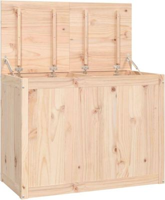 vidaXL W&auml;schetruhe 88,5x44x66 cm Massivholz Kiefer - Vidaxl