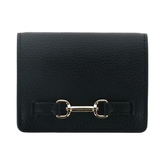 Michael Kors Femme, Accessoires, Noir, Taille: ONE Size Carson Small Pebbled Leather Wallet