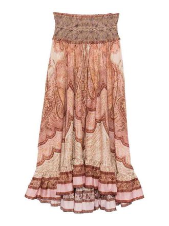 Zimmermann Jupe Longue - Rouge