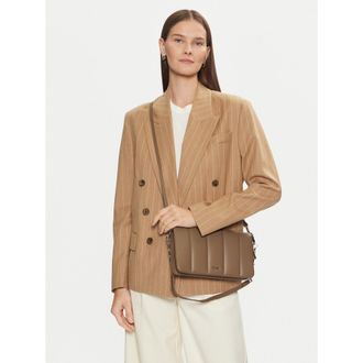 Calvin Klein Handtasche Calvin Klein Line Quilt Shoulder Bag K60K612787 Braun