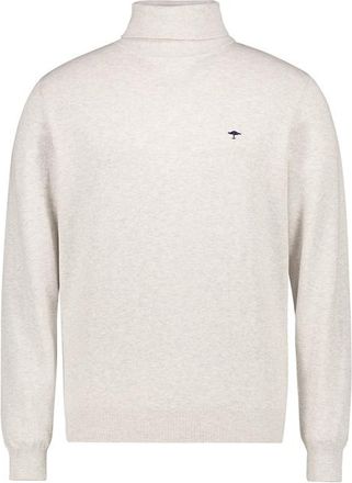 Fynch-Hatton Fynch-Hatton Herren Pullover grau Baumwolle unifarben