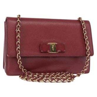 Ferragamo Pre-owned Leder Crossbody Bag - - Pre-owned - Damen - Rot - ONE SIZE