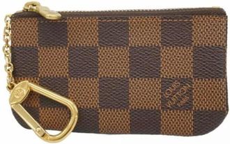 Louis Vuitton unisex, Pre-owned, Brun, Taille: ONE Size Portefeuille en tissu Pre-owned