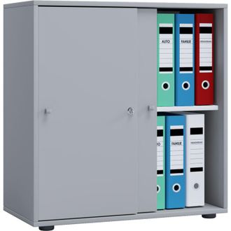 ebuy24 B&uuml;roschrank Schiebet&uuml;ren Lona 2fach