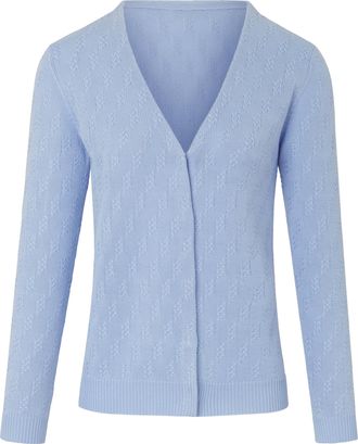 Peter Hahn Strickjacke aus 100% SUPIMA-Baumwolle Peter Hahn blau