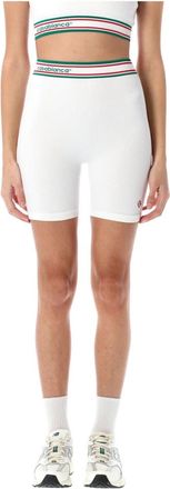 Casablanca Femme, Sport, Blanc, Taille: 38/40 FR Shorts de sport blancs sans couture