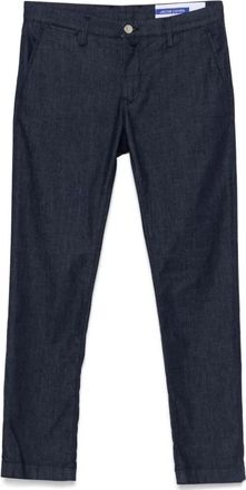 Jacob Cohen Homme, Pantalons, Bleu, Taille: W35 Pantalon Chino Denim