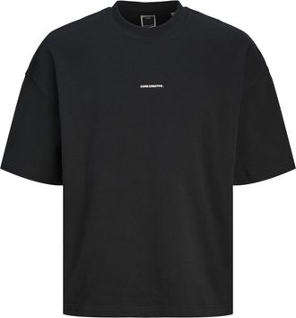 Jack & Jones Jcoinfinity Print Back Sweat Ss