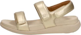 FitFlop Femme, Chaussures, Jaune, Taille: 41 EU Sandales compens&eacute;es r&eacute;glables F-Mode Go