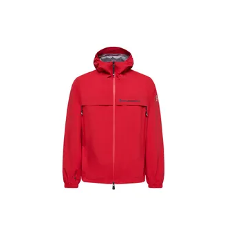 Moncler Moncler Veste Imperm&eacute;able &Agrave; Capuche Repliable Gore-tex Shipton, Homme, Rouge, Taille: 0