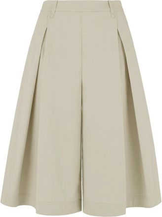 Bomboogie Femme, Pantalons, Beige, Taille: 40 FR Pantalon coupe large en satin de coton
