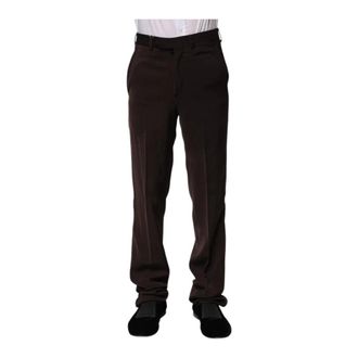 Bencivenga Dunkelbraune Anzughose Regular Fit - - Trousers - Herren - Braun - XS