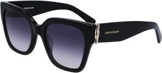 Longchamp Lunettes de Soleil LO732S N 001 BLACK 55/20/140 Femme