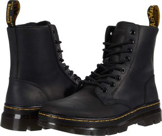 Dr. Martens Unisex 8 Eye Boot Springerstiefel, Schwarz, 45 EU