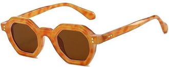 Generic Lunettes De Soleil Dextérieur For Hommes Et Femmes, Idéales For La Conduite Les Soirées(Orange)