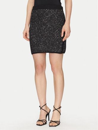 Liu Jo Minirock WF4023 MA06P Schwarz Regular Fit