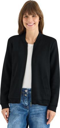 Cecil Softe Piquée Jacke Black XXL