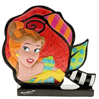 Disney Britto Disney Belle Rose Icon Ornament, Mehrfarbig, One Size